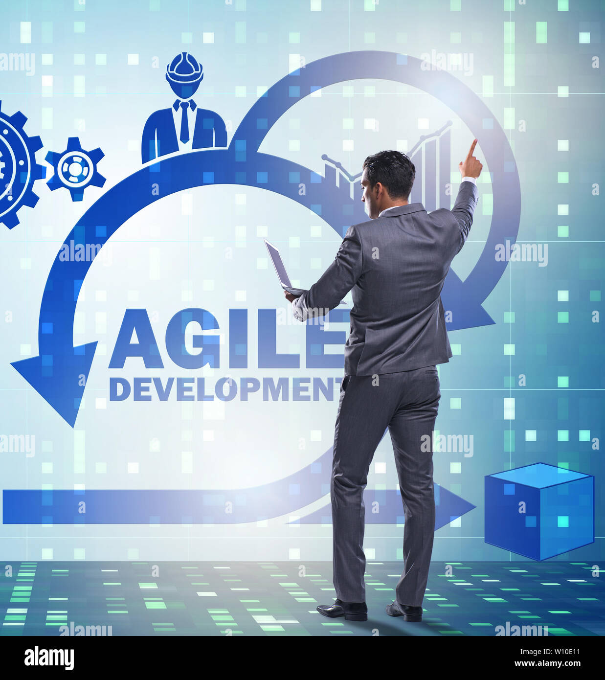 Concept of agile software development Stock Photo - Alamy