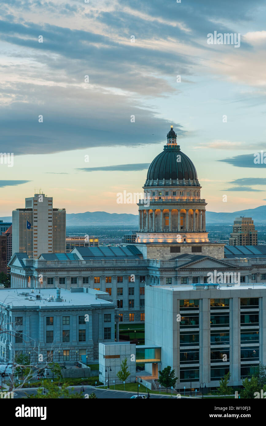 Utah state capitol building view hi-res stock photography and images ...