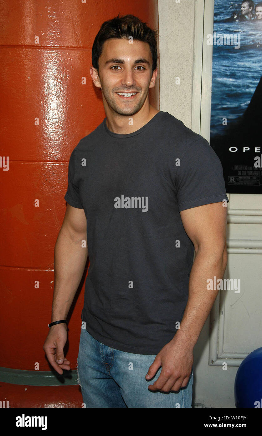 Jason Cerbone at the Los Angeles Premiere of "Open Water" held at the ...