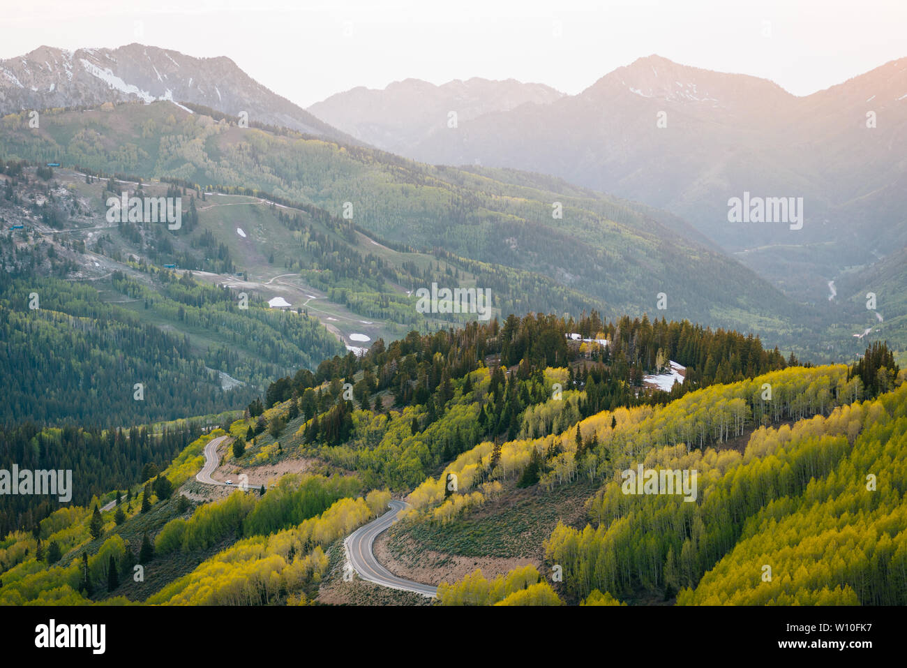 Wasatch mountains sunset utah hi-res stock photography and images - Alamy
