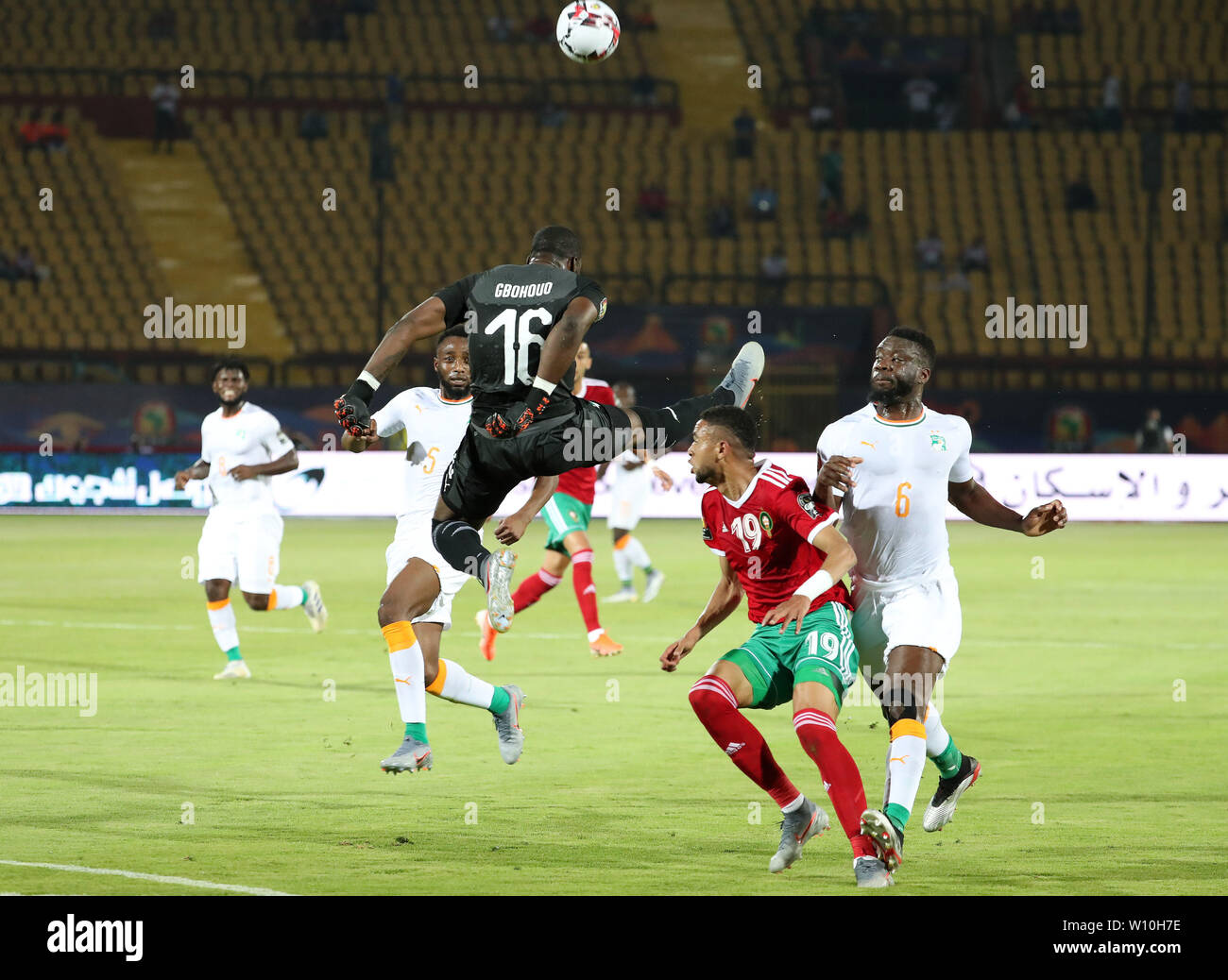 Cairo, Egypt. 28th June, 2019. Cote D'Ivoire's goalkeeper Sylvain ...