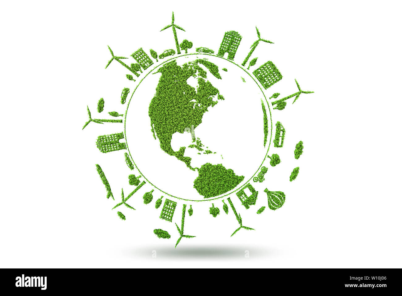 Concept of environmental protection - 3d rendering Stock Photo - Alamy