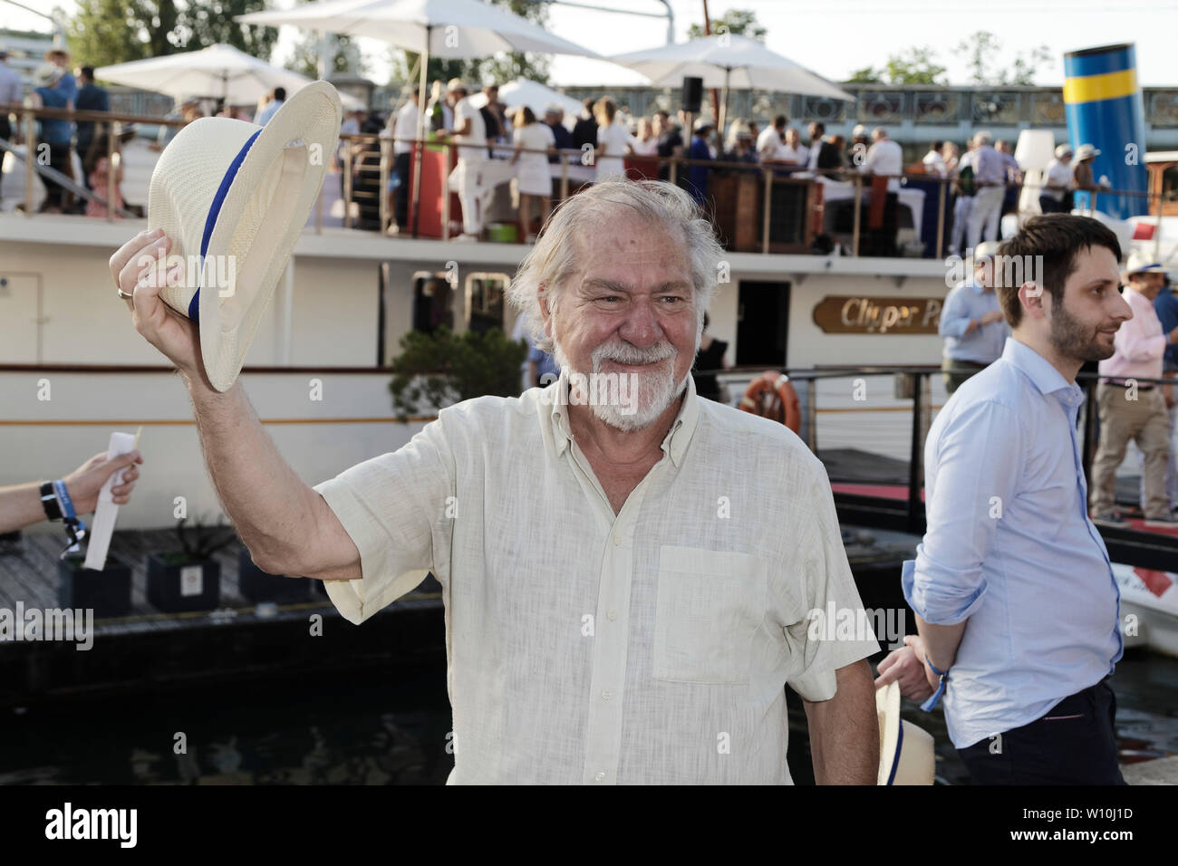 Paris, France. 27th June, 2019. Actor Pierre Santini attends the 7th ...