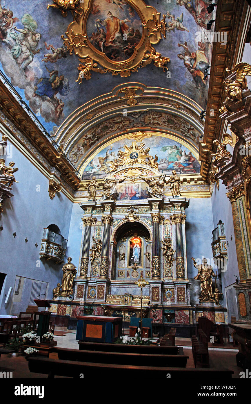 Chiesa di Santa Maria sopra Minerva in Assisi Italy Stock Photo - Alamy