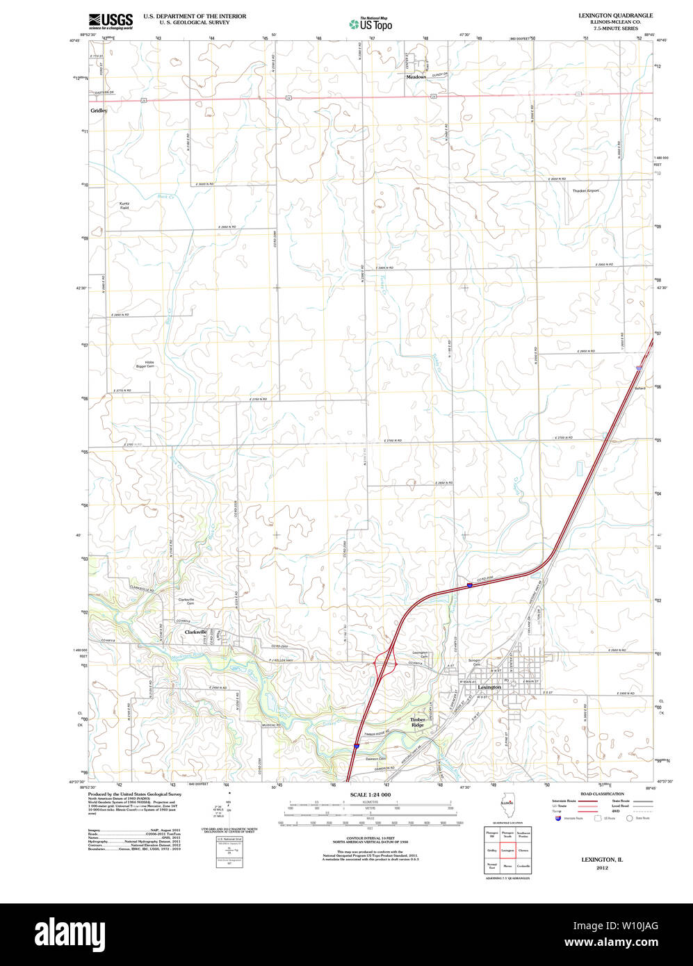 Lexington map Cut Out Stock Images & Pictures - Alamy