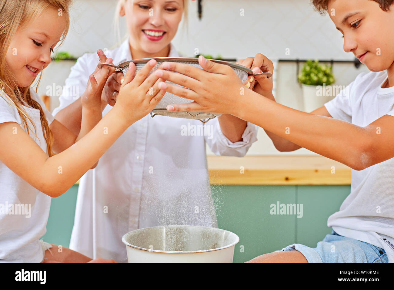 Kids Kitchen Flour High Resolution Stock Photography and Images - Alamy