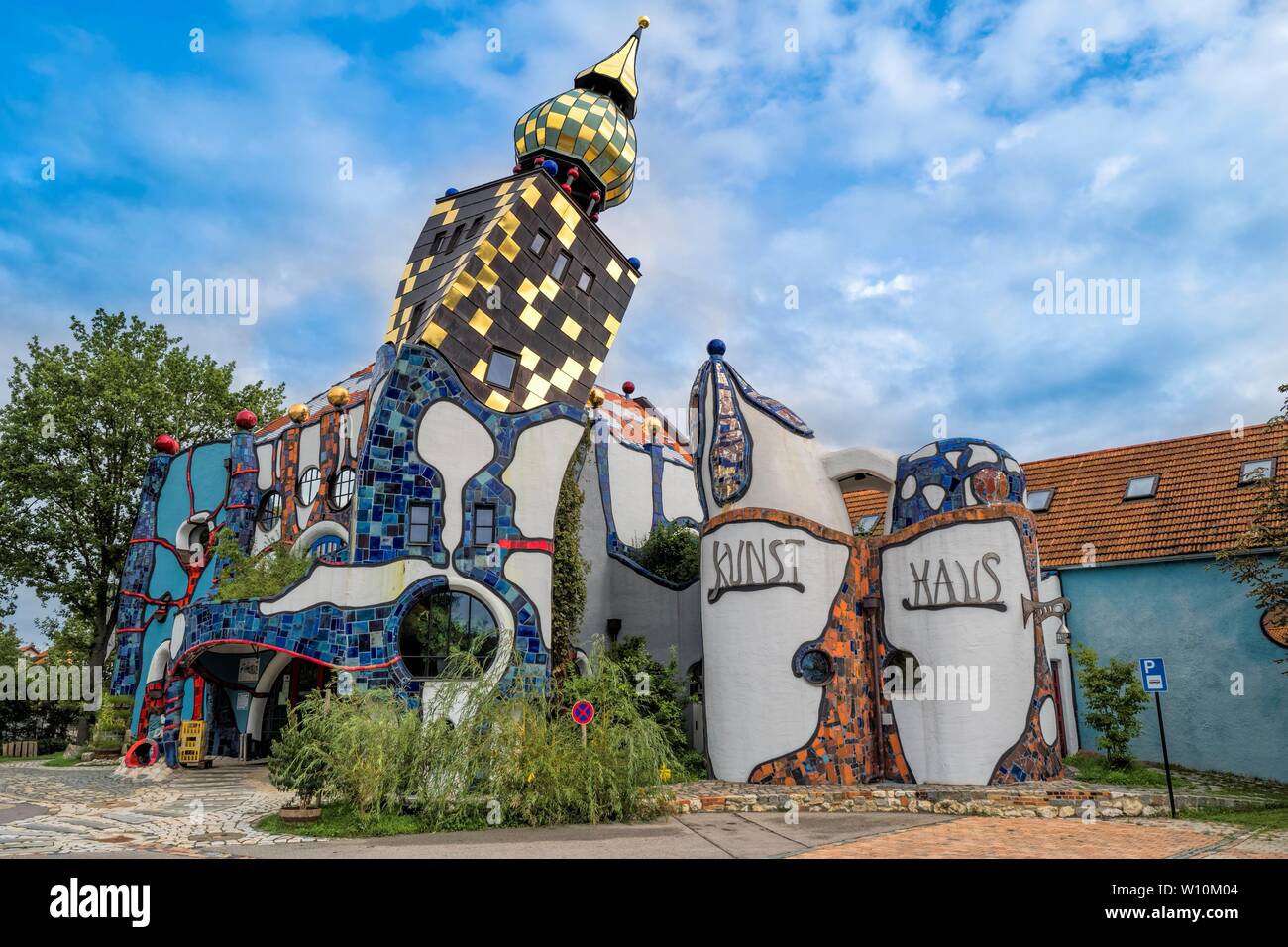 Kunsthaus Abensberg, Architect Hundertwasser, Abensberg, Bavaria ...