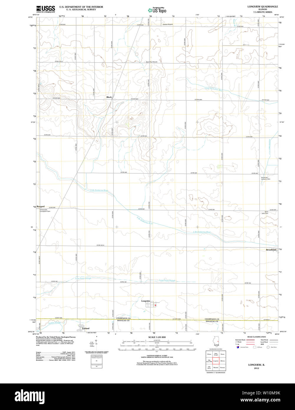 Longview map hi-res stock photography and images - Alamy