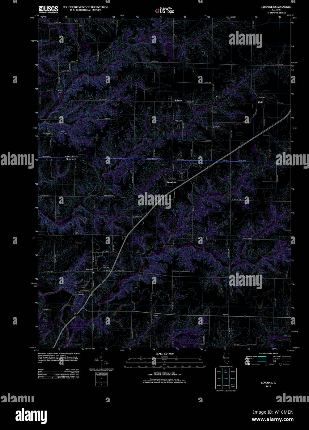 Map of loraine hi-res stock photography and images - Alamy