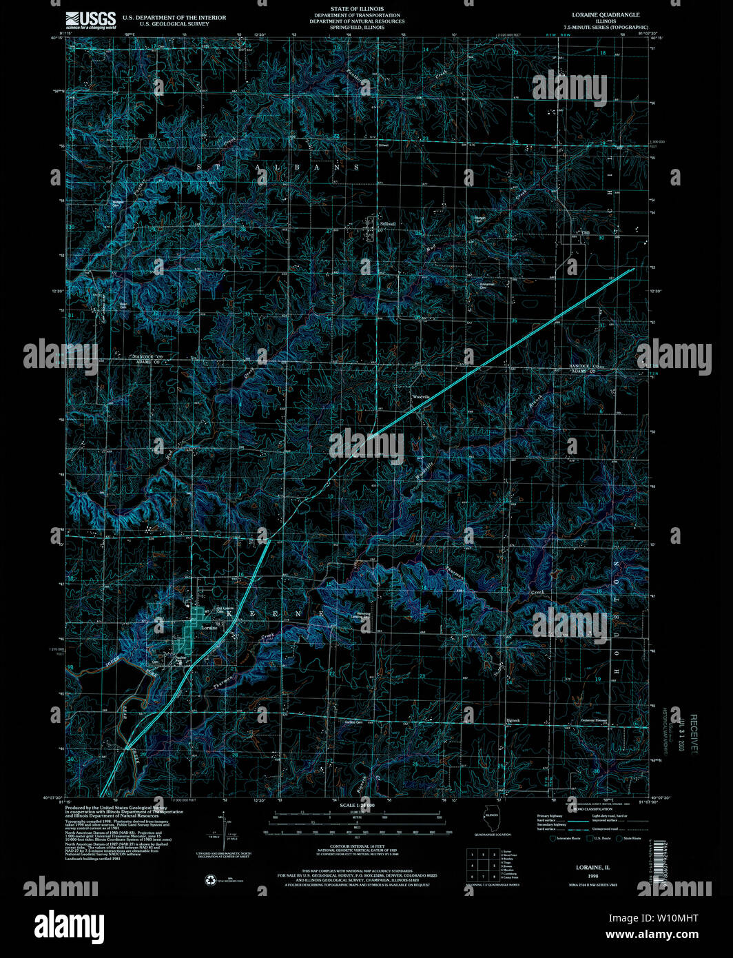 Map of loraine hi-res stock photography and images - Alamy