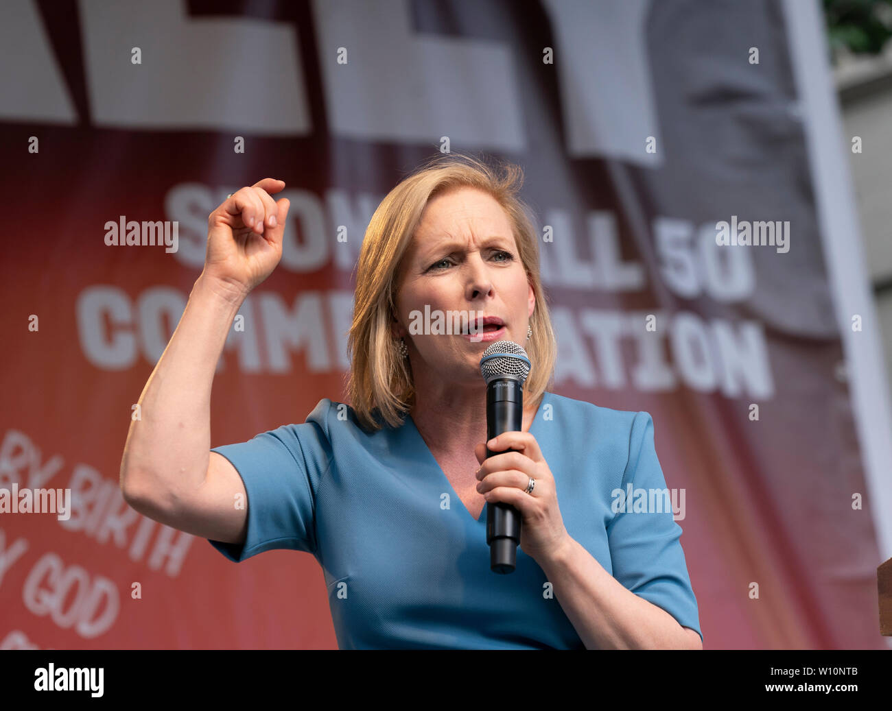 New York, NY - June28, 2019: US Senator Kirsten Gillibrand speaks ...