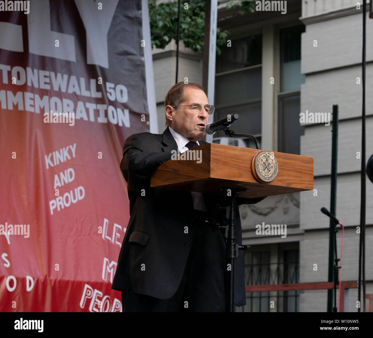 New York, NY - June28, 2019: US Representative Congressman Jerry Nadler ...