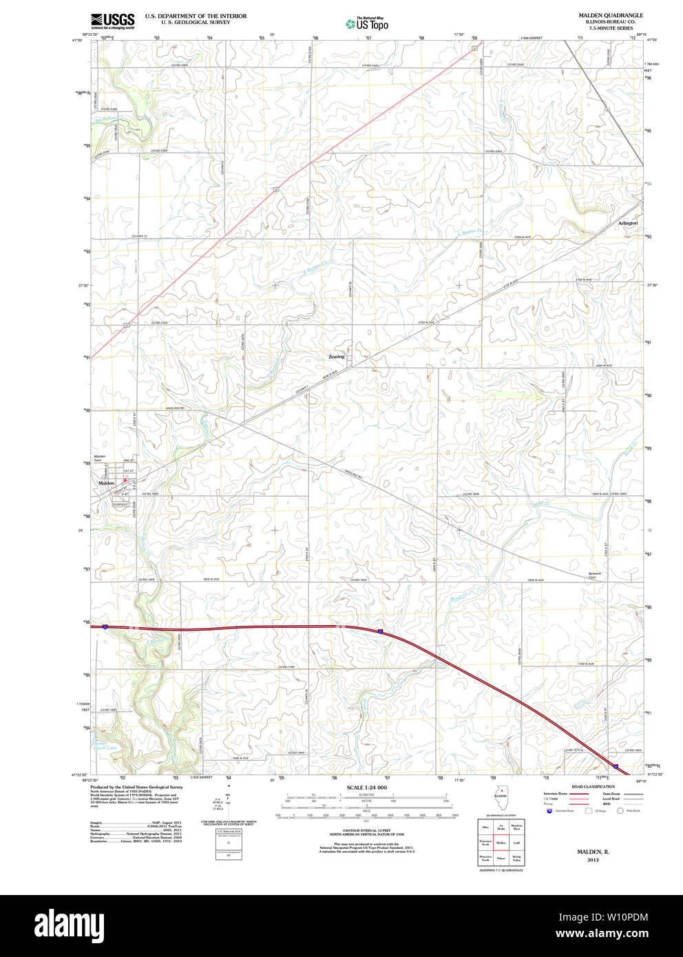 Map of malden Cut Out Stock Images & Pictures - Alamy