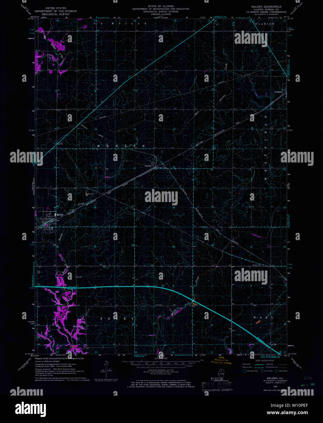 Map of malden hi-res stock photography and images - Alamy