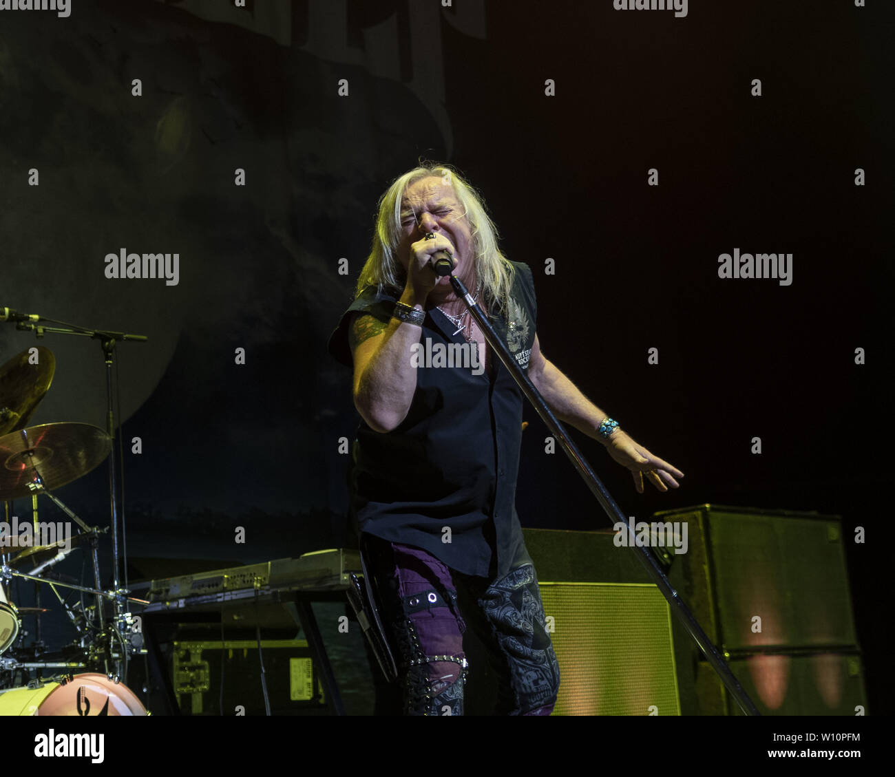 June 27, 2019 - Los Angeles, California, USA - BERNIE SHAW of Uriah ...
