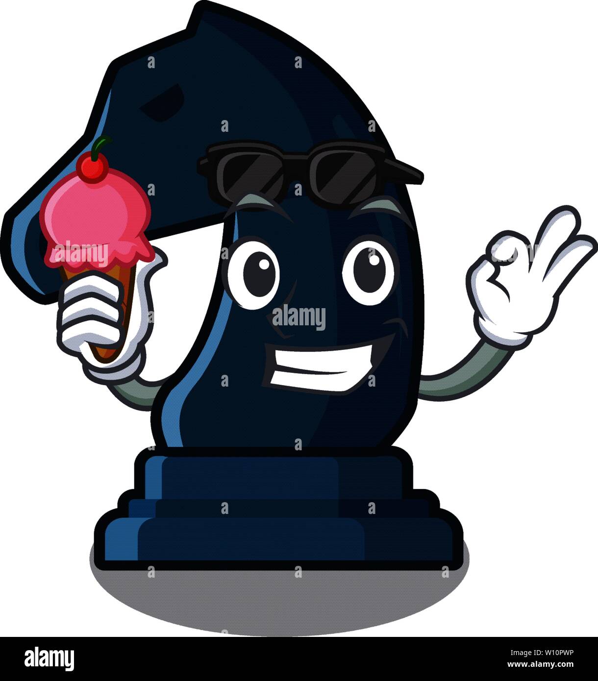 Ice cream challenge Stock Vector Images - Alamy