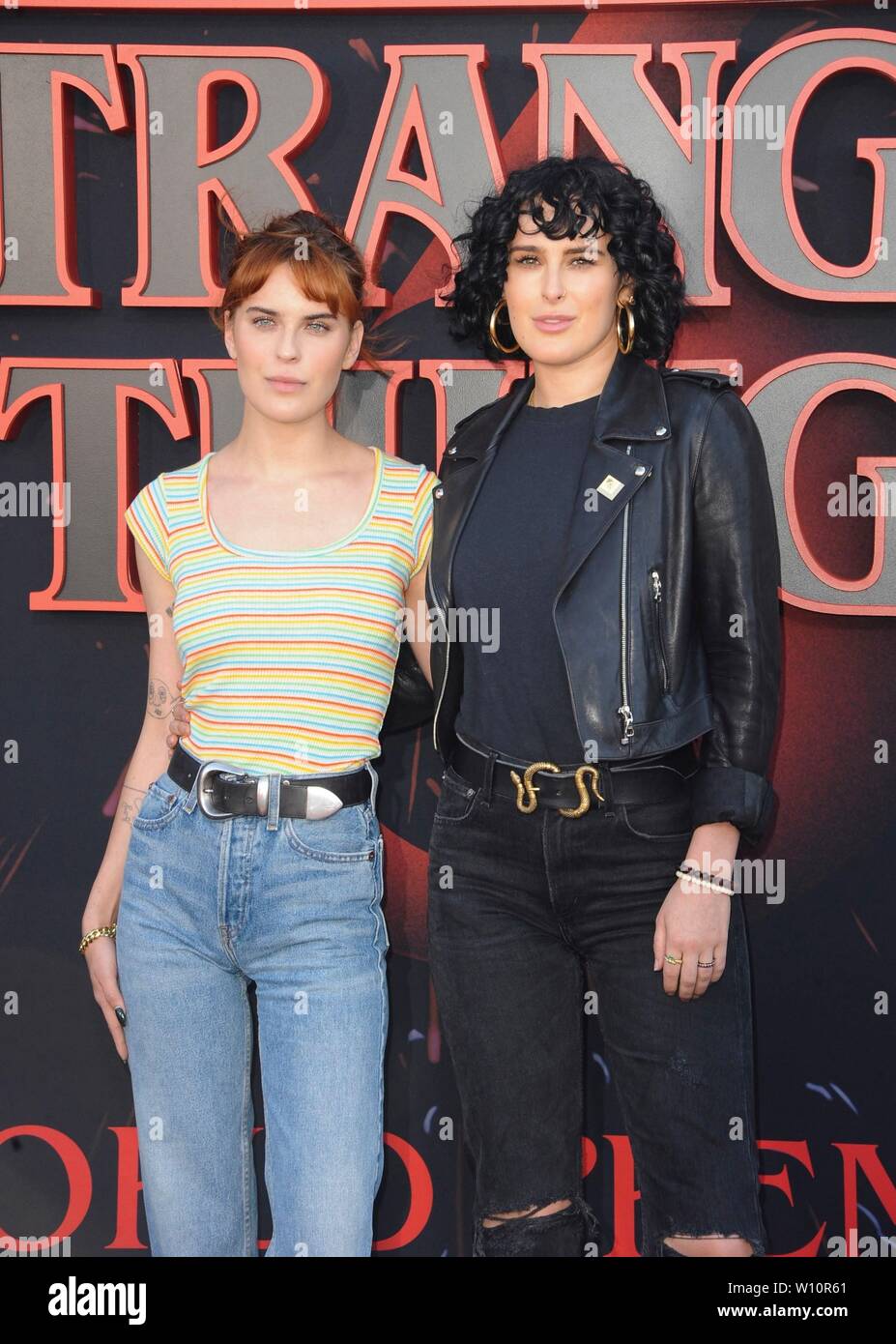 Santa Monica, CA. 28th June, 2019. Tallulah Willis, Rumer Willis at ...