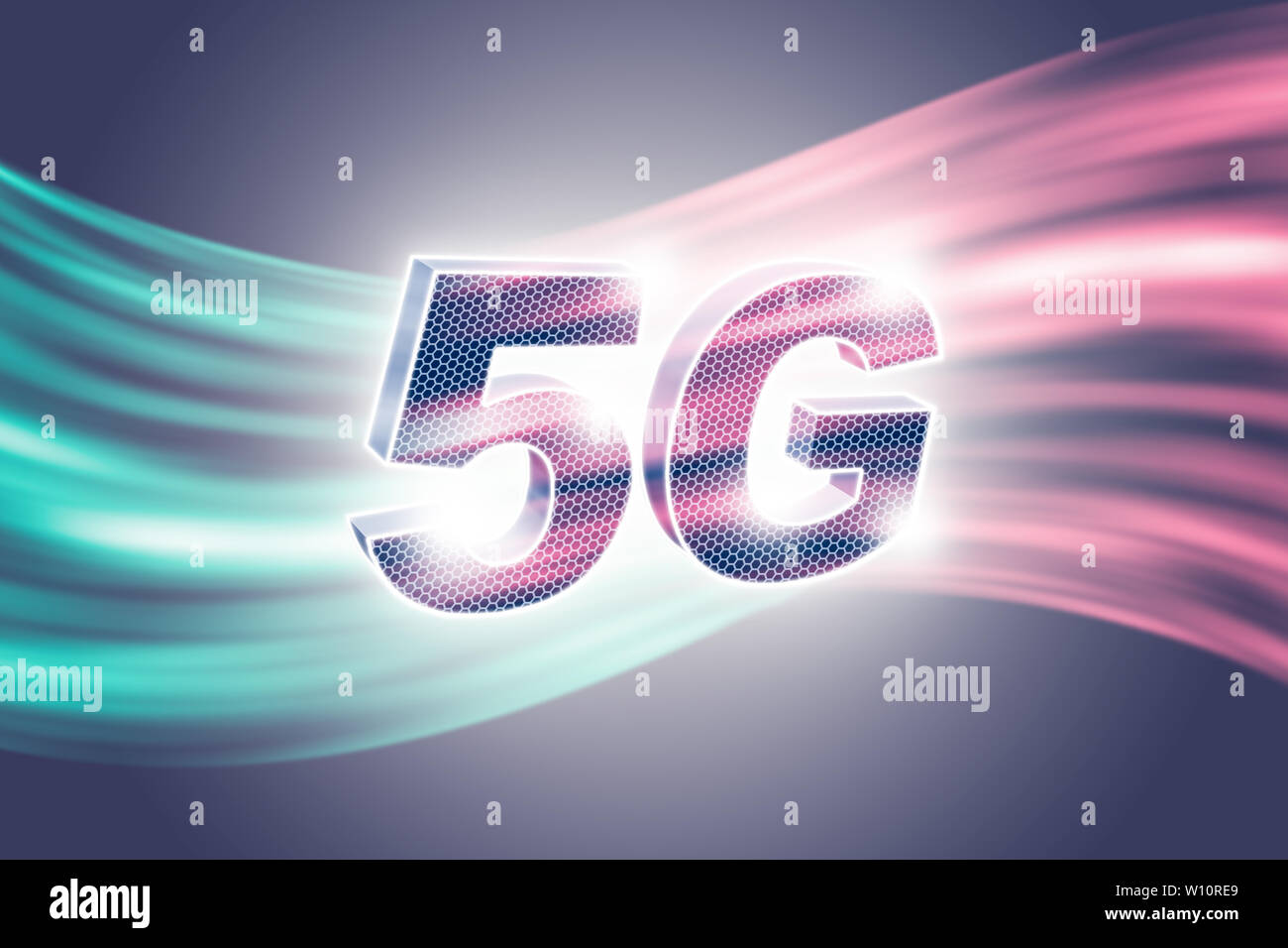 Concept of 5G technology network, high-speed mobile Internet, new ...