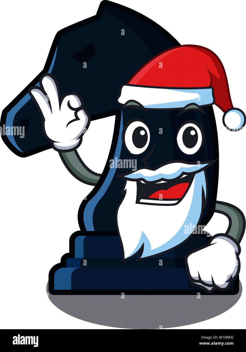 Santa knight chess toys in character shape Stock Vector Image & Art - Alamy