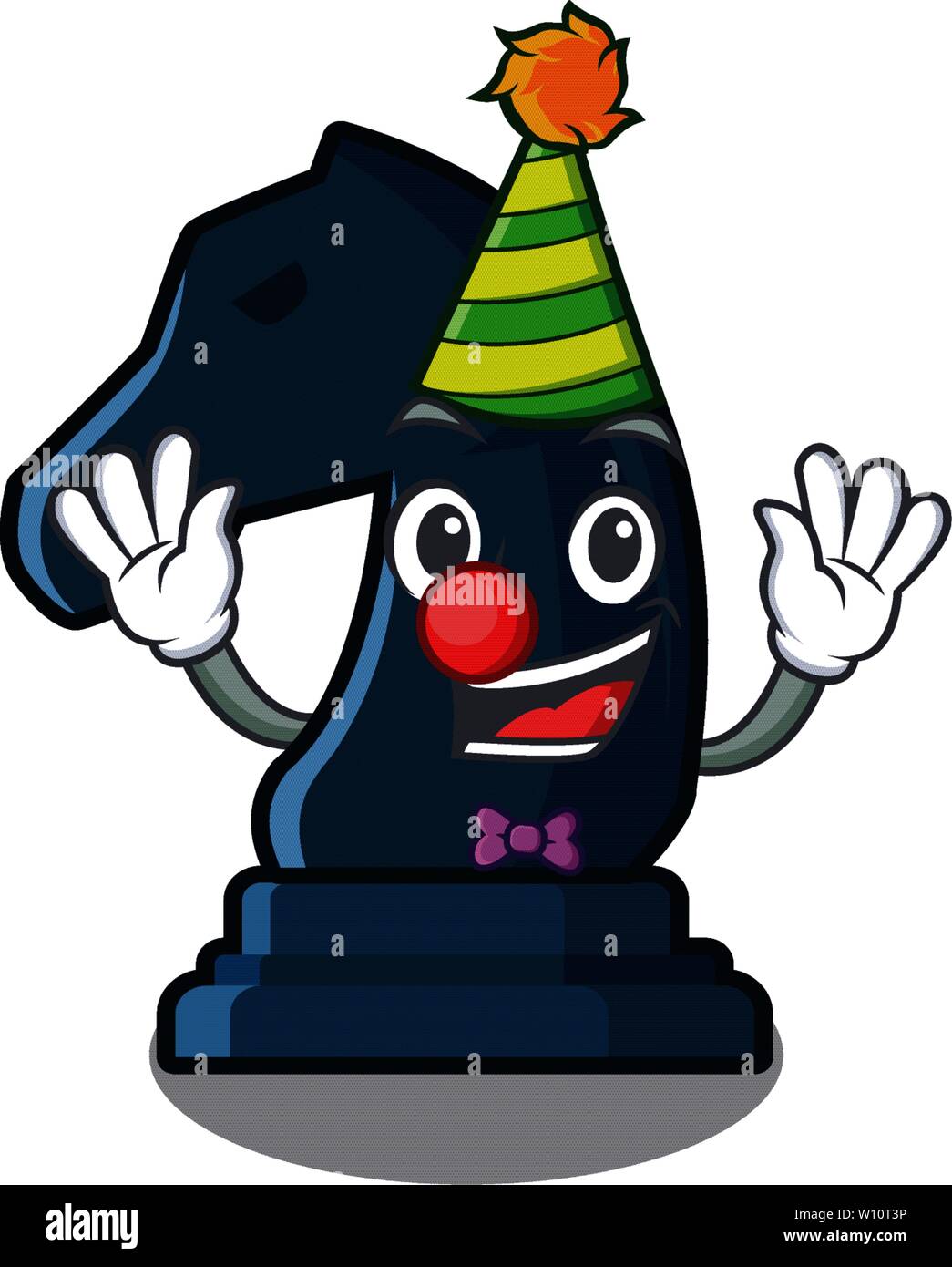 Clown knight chess toys in character shape Stock Vector Image & Art - Alamy