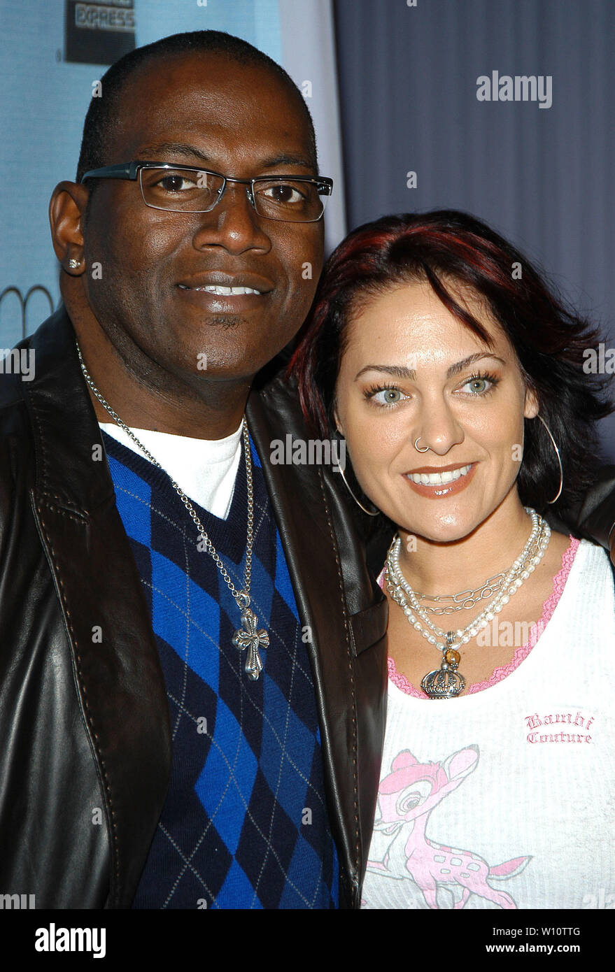 Randy Jackson and Wife at the 2004 Macy's & American Express Passport ...