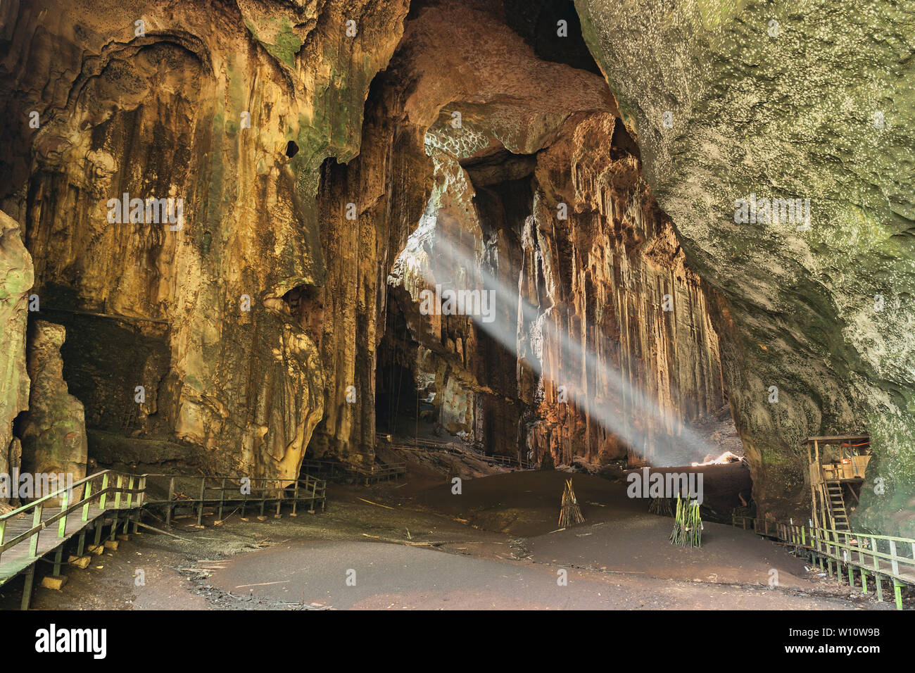 The Gomantong Caves are an intricate limestone cave system inside ...