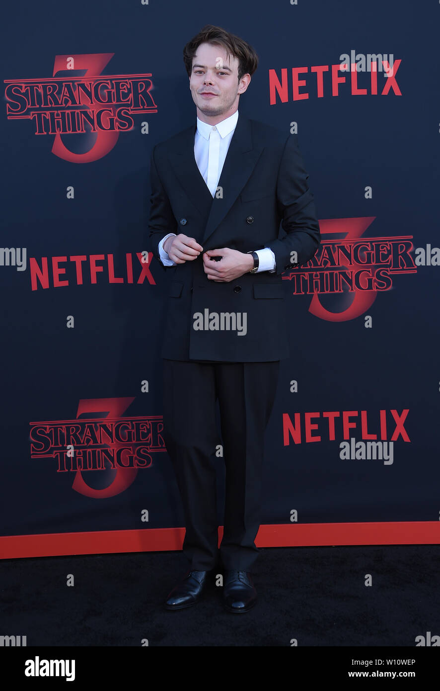 June 28, 2019 - Santa Monica, California, U.S. - Charlie Heaton arrives ...