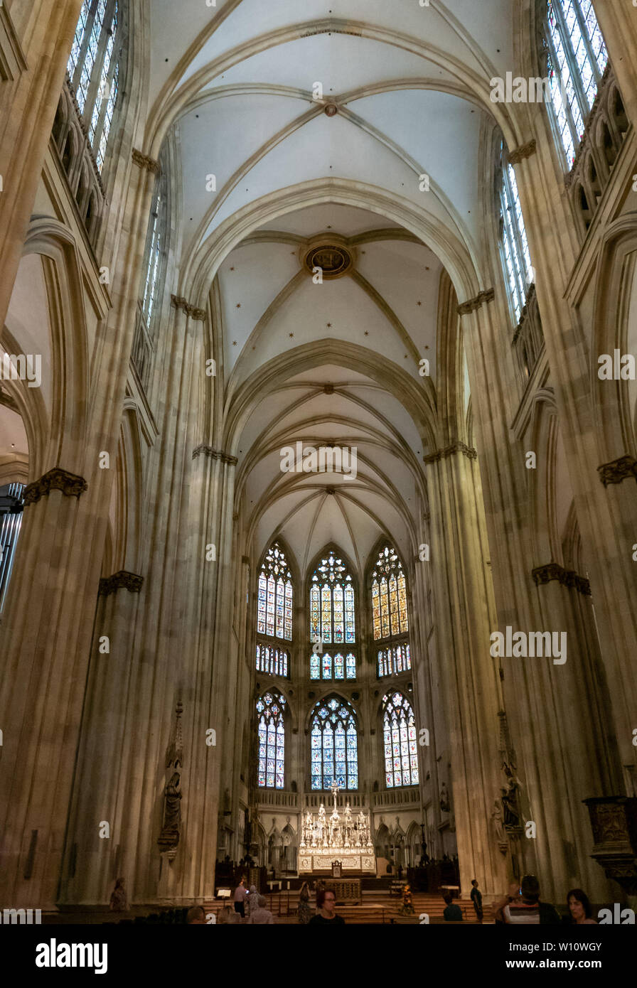 Regensburg cathedral interior hi-res stock photography and images - Alamy