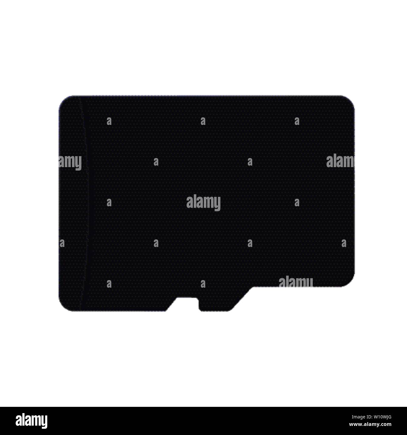 Micro sd card. Flash memory card . Template for your design Stock ...