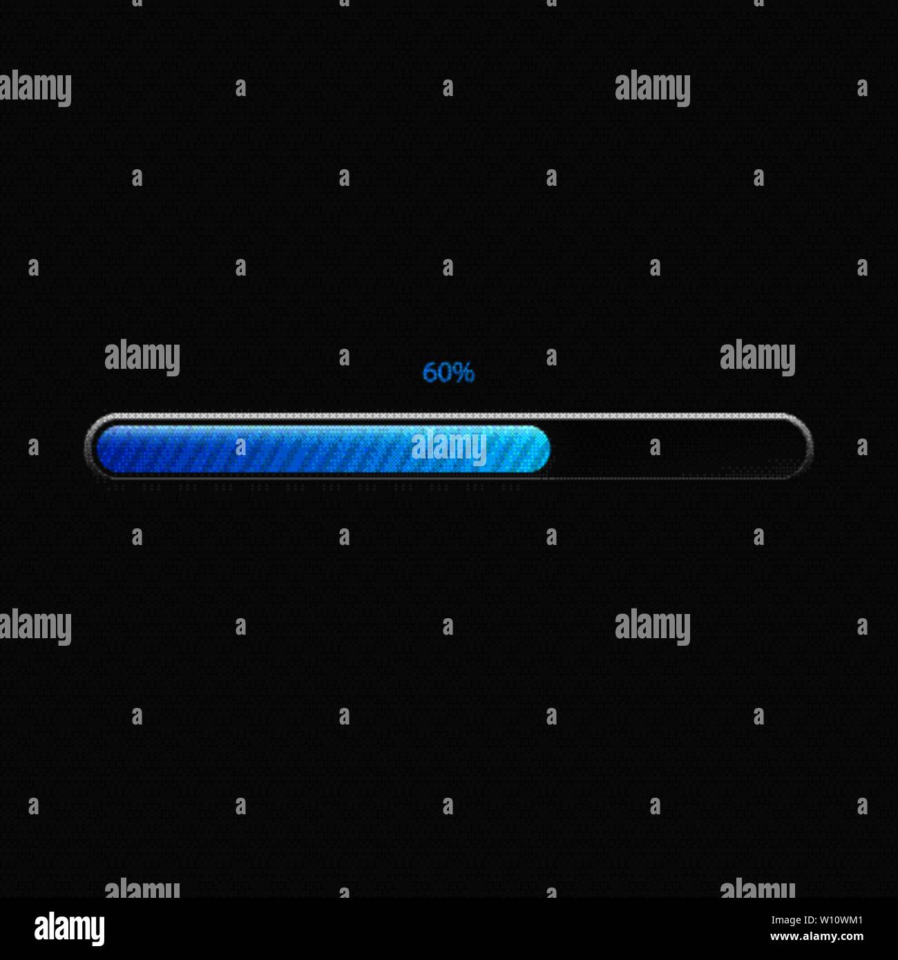 Progress loading bar panel template . Template for your design Stock ...