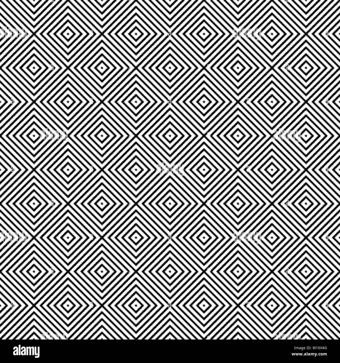 Geometric Seamless Lines Pattern Vector Illustration Template For