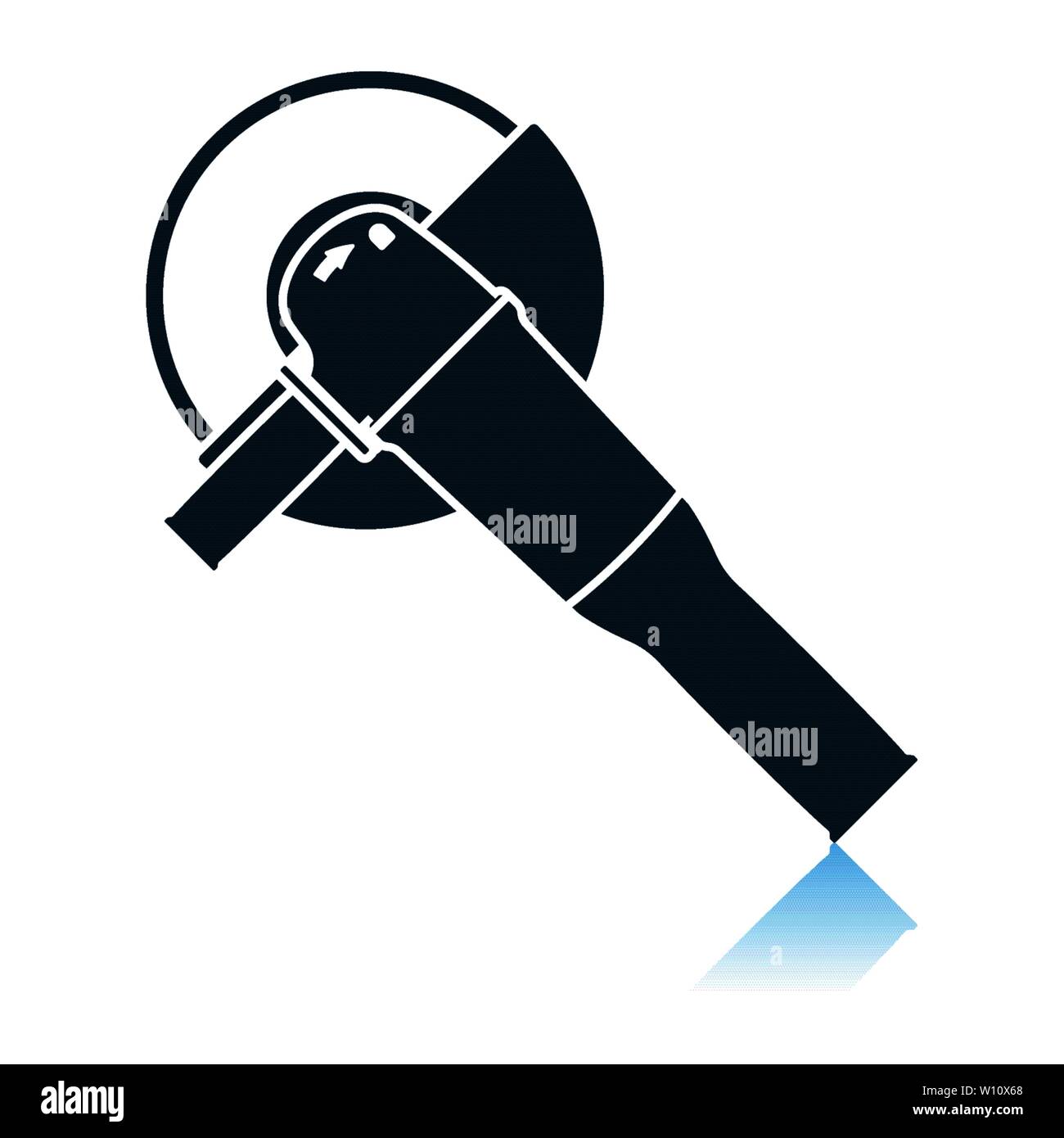 Grinder Icon. Shadow Reflection Design. Vector Illustration Stock ...