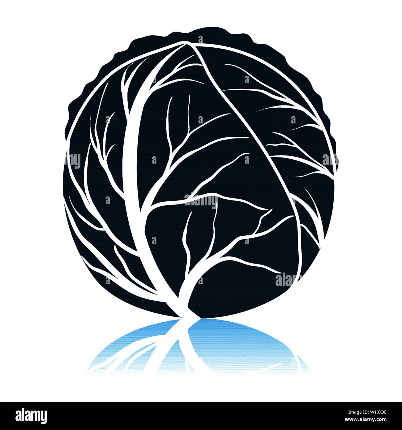 Cabbage stencil hi-res stock photography and images - Alamy