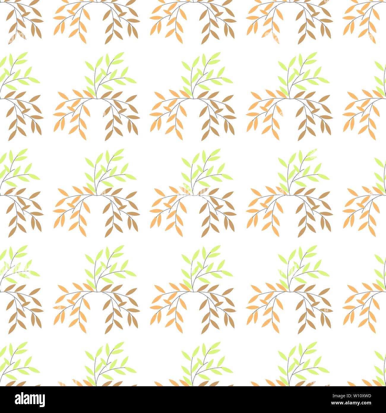Leaves Pattern. Floral seamless pattern for wrapping, fabric, paper and ...