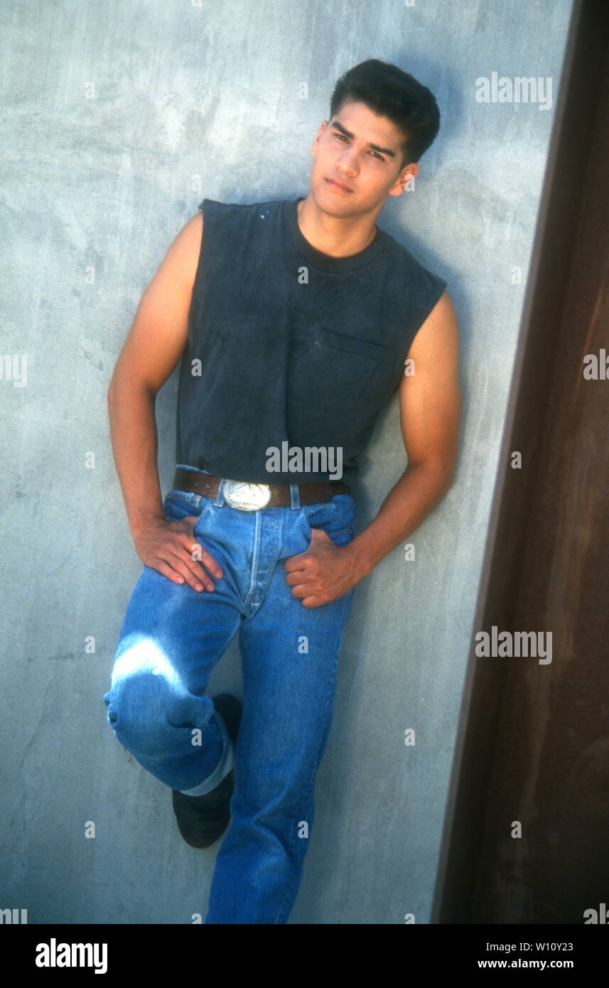 Los Angeles, California, USA 25th August 1994 (Exclusive) Actor Eddie Moreno poses at a photo ...