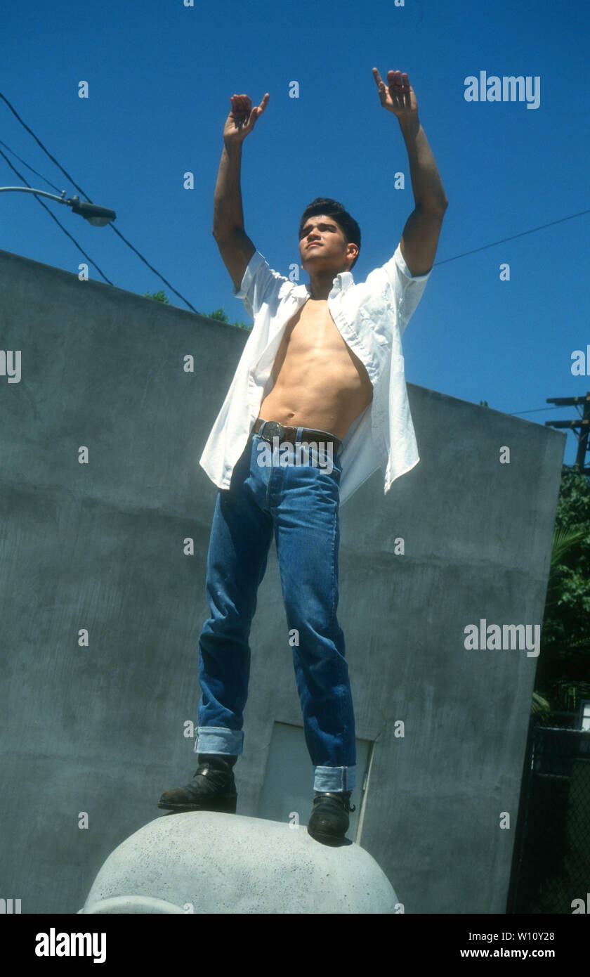 Los Angeles, California, USA 25th August 1994 (Exclusive) Actor Eddie Moreno poses at a photo ...