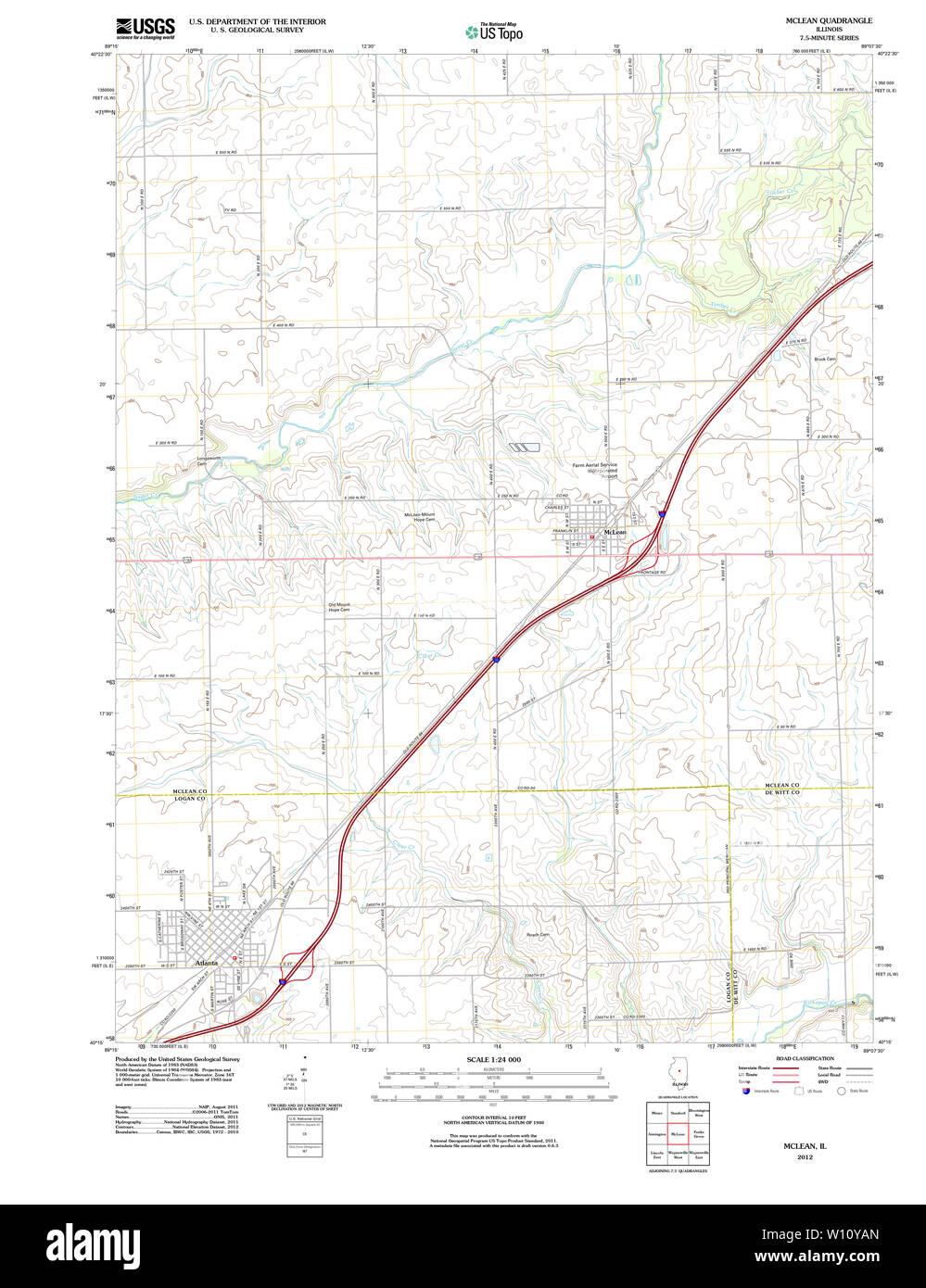 Map Of Mclean High Resolution Stock Photography and Images - Alamy