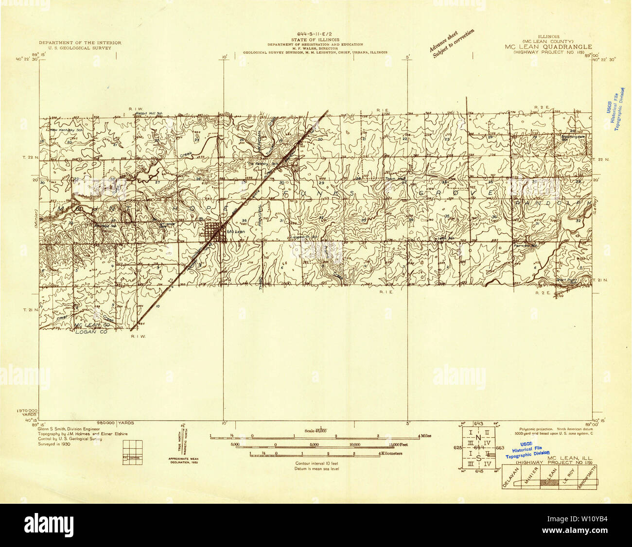 Mclean map hi-res stock photography and images - Alamy