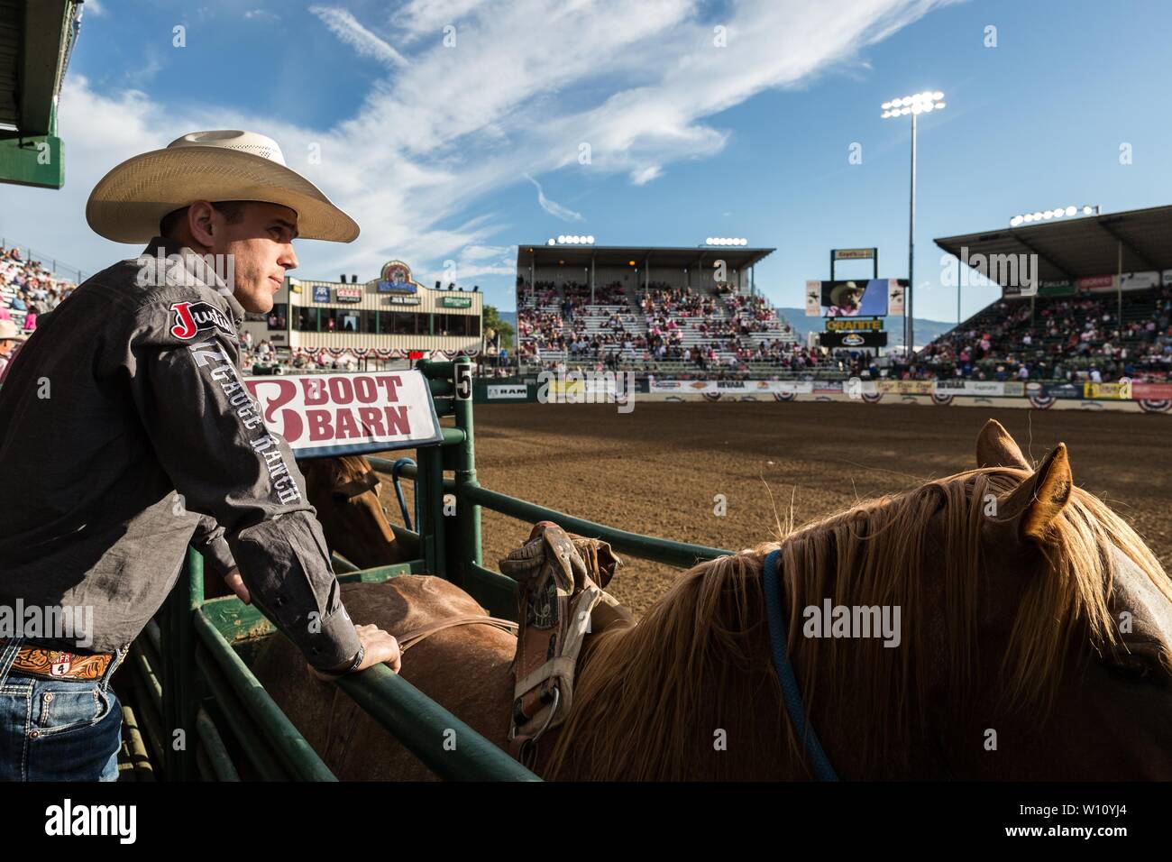 Bareback Bronc Riding High Resolution Stock Photography and Images - Alamy
