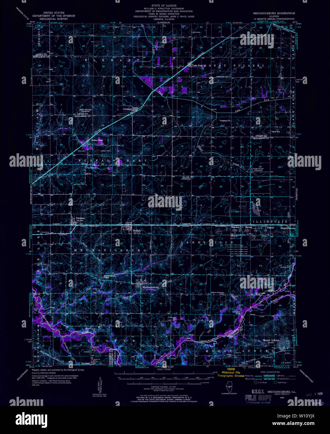 Map of mechanicsburg hi-res stock photography and images - Alamy