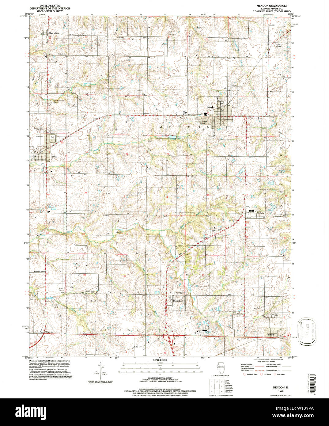 Map of mendon hi-res stock photography and images - Alamy
