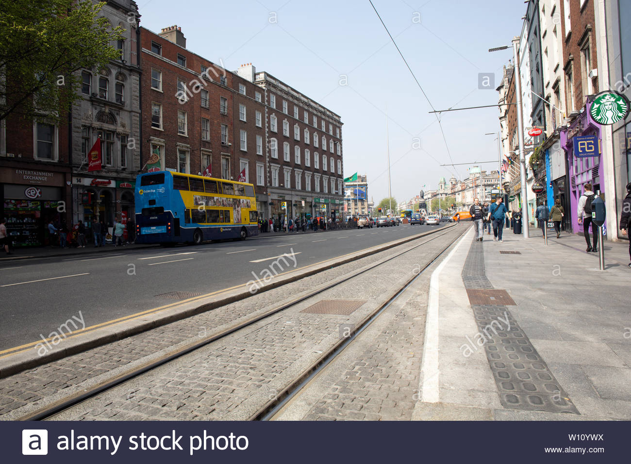A lovely day in the month of April in Dublin, Ireland Stock Photo - Alamy