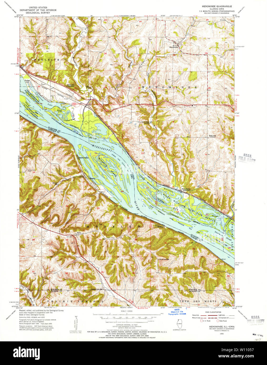 Map of menominee hi-res stock photography and images - Alamy