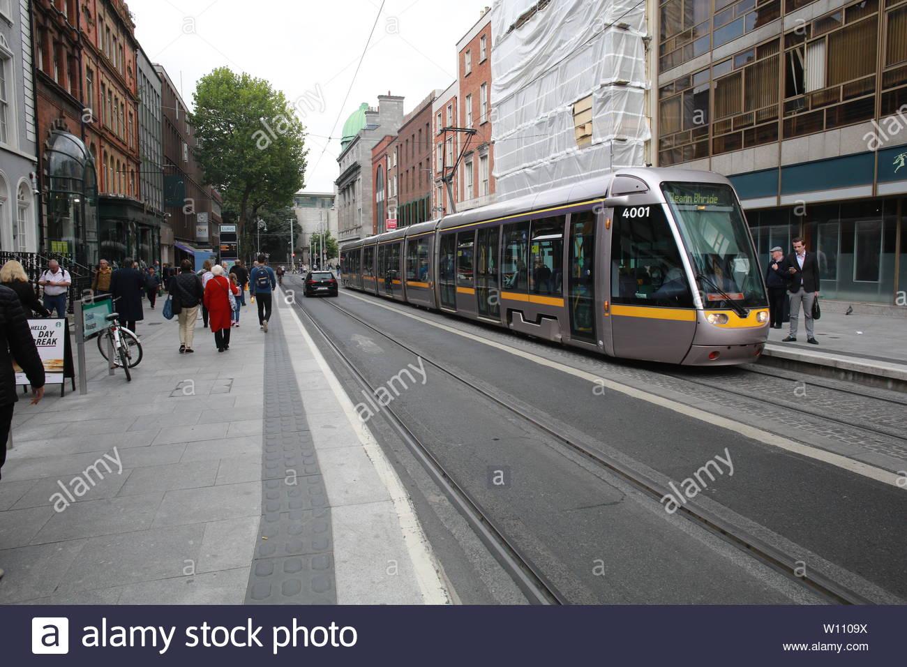 A lovely day in the month of April in Dublin Ireland Stock Photo - Alamy