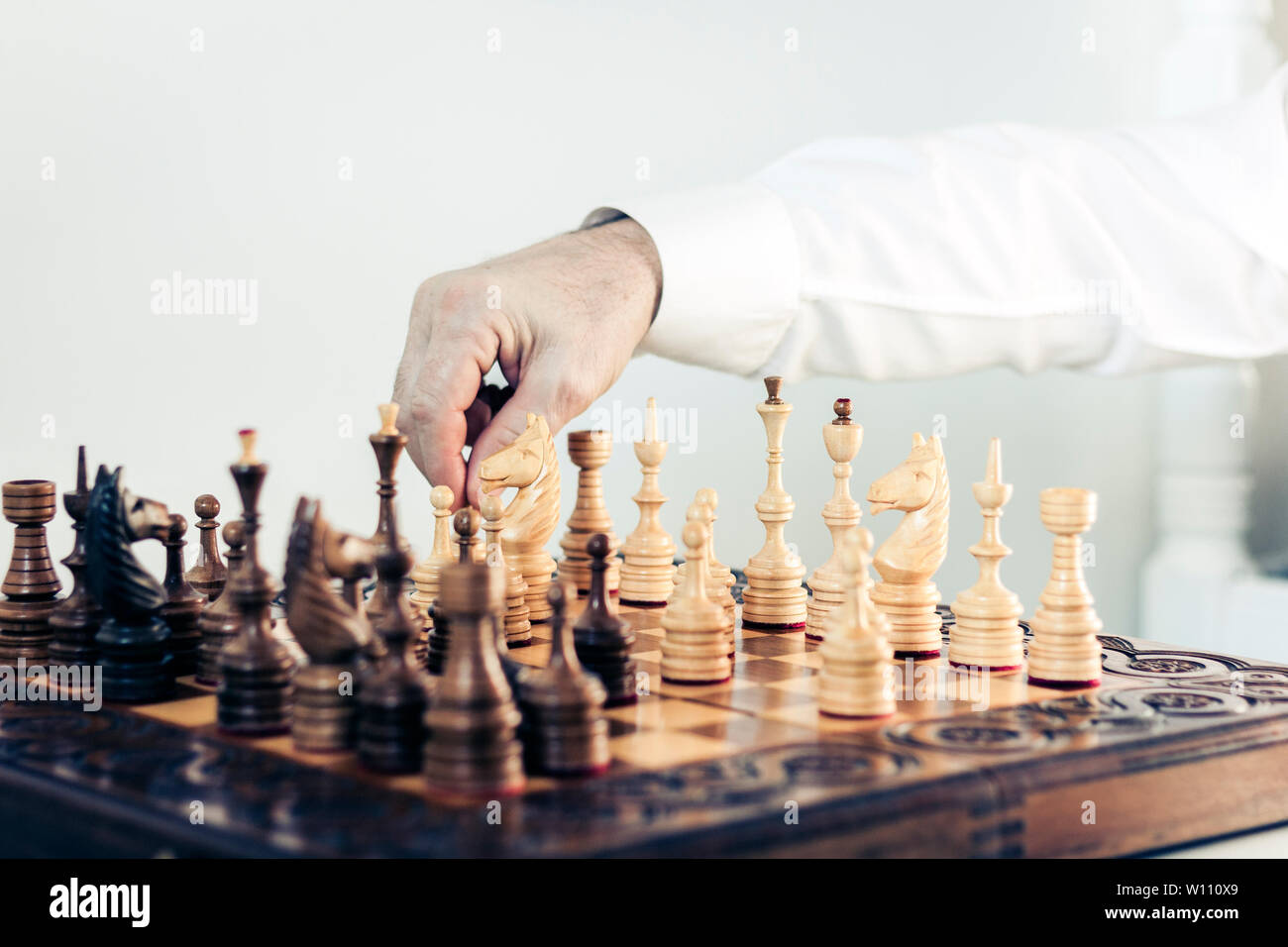 Human chess pieces hi-res stock photography and images - Alamy