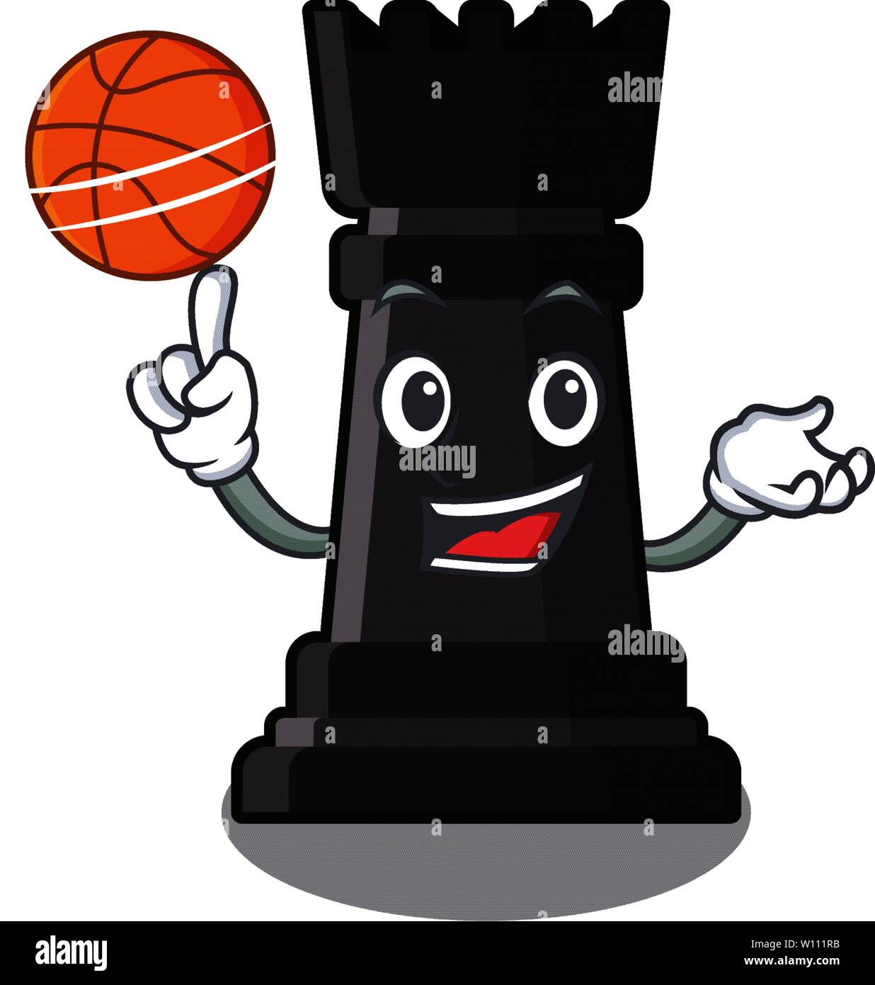 Cartoon illustration rook chess piece Cut Out Stock Images & Pictures ...