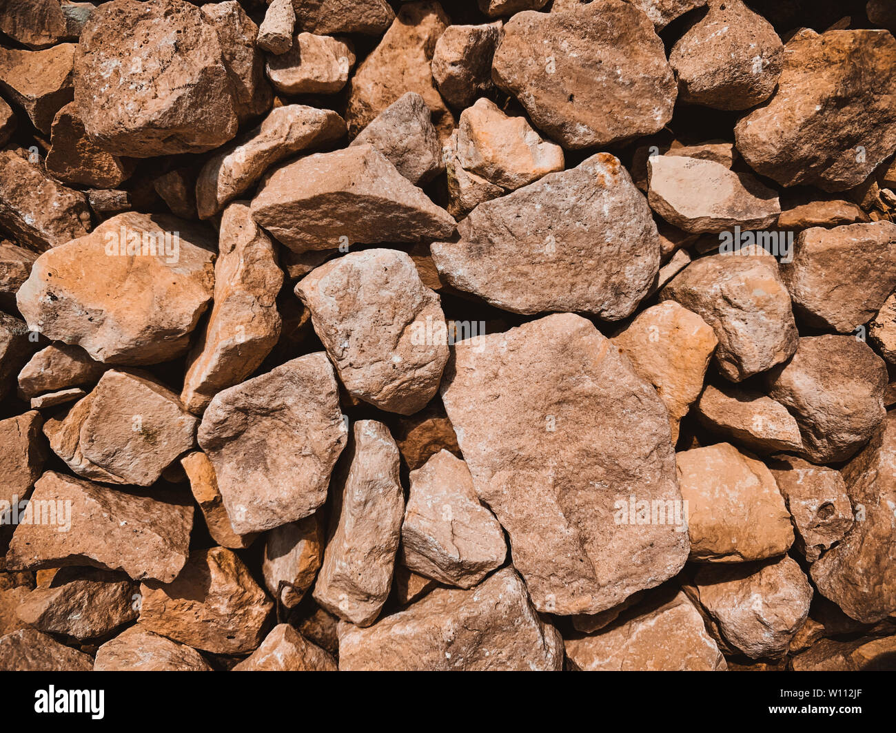 many stones gravel design background Stock Photo - Alamy