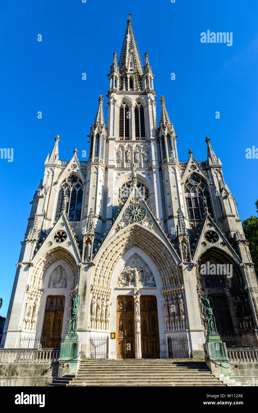 Basilique Saint-Epvre cathedral church in Nancy, Lorraine, France Stock ...