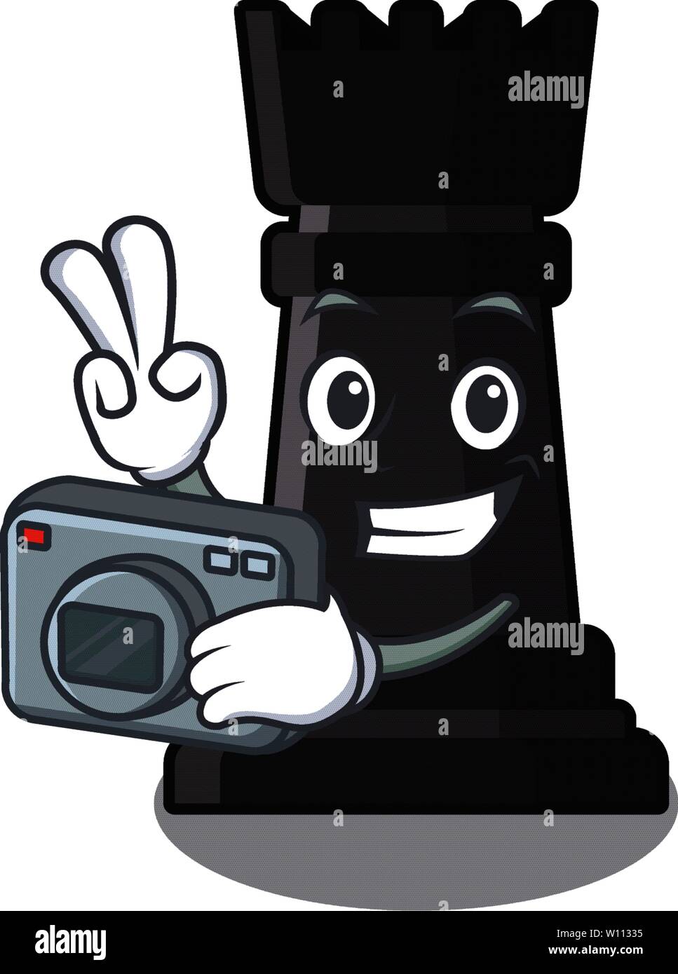 Photographer rook chess in the character shape Stock Vector Image & Art ...