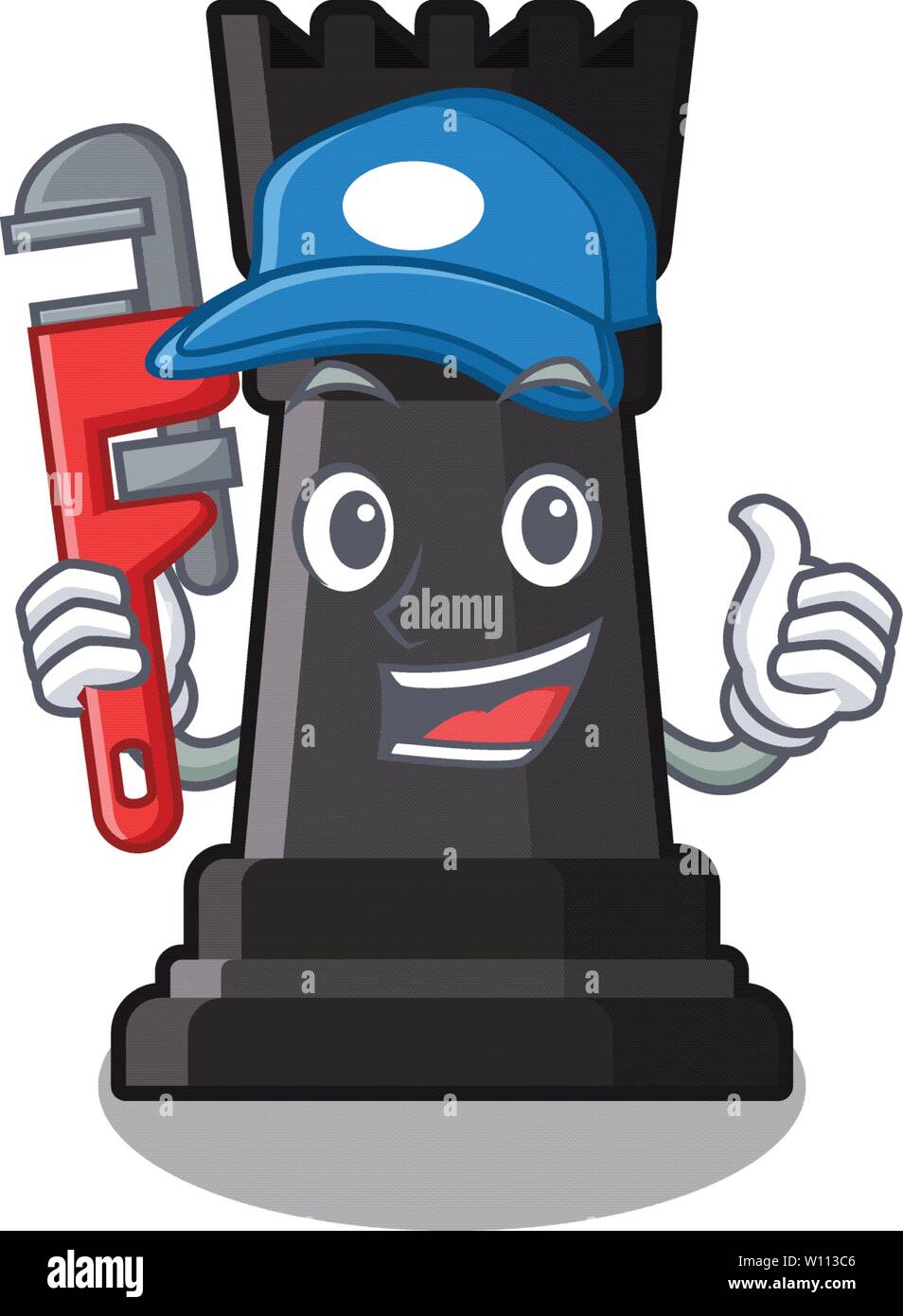 Tower chess piece cartoon illustration hi-res stock photography and ...